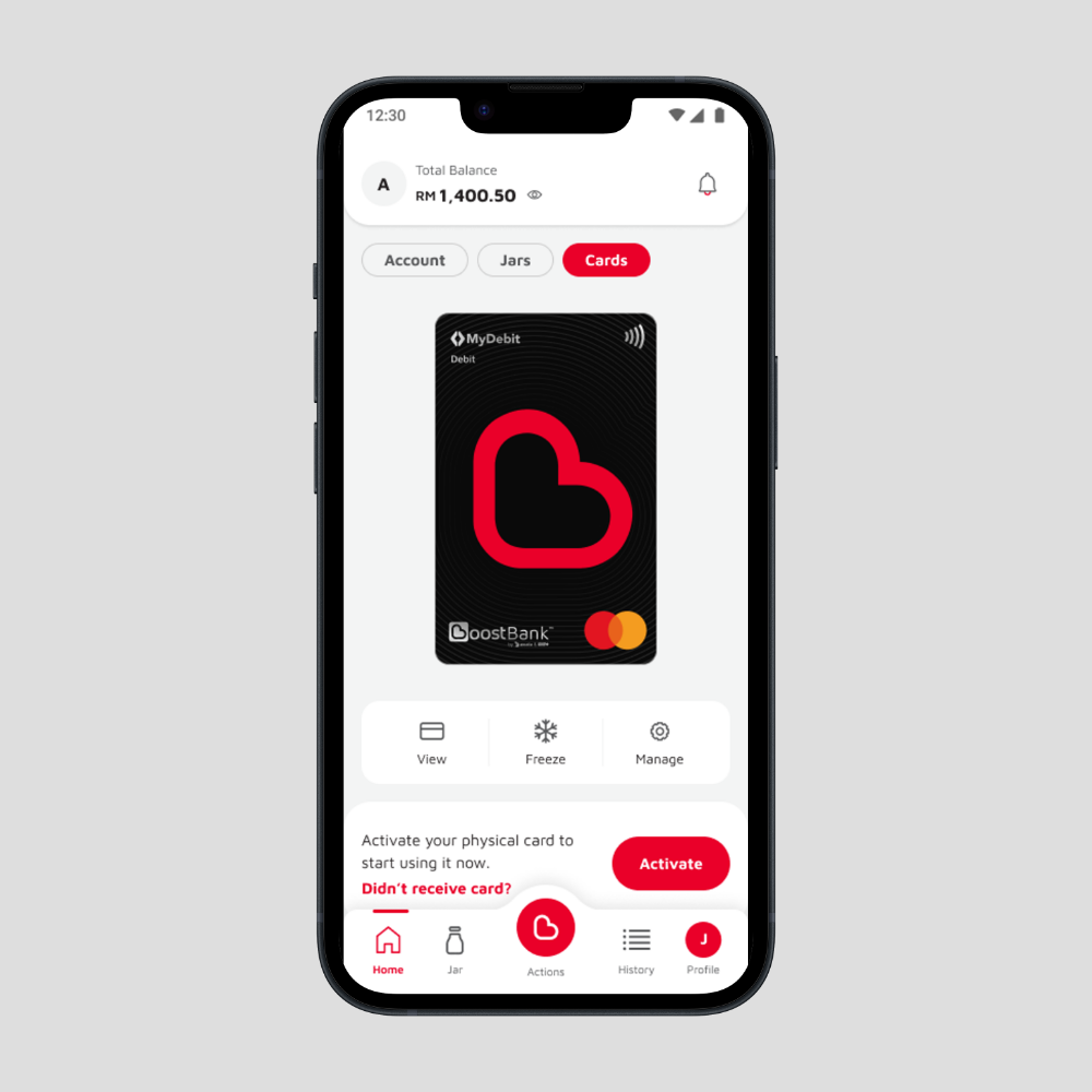 Debit Card | Digital Bank | Boost Bank
